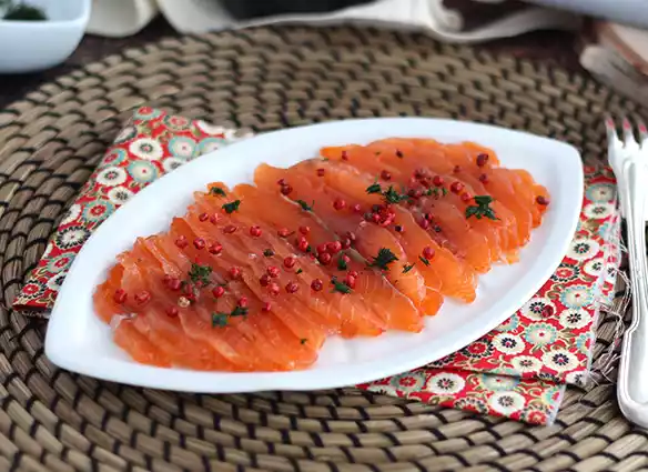 Gravlax, gemarineerde zalm op zweedse wijze recept