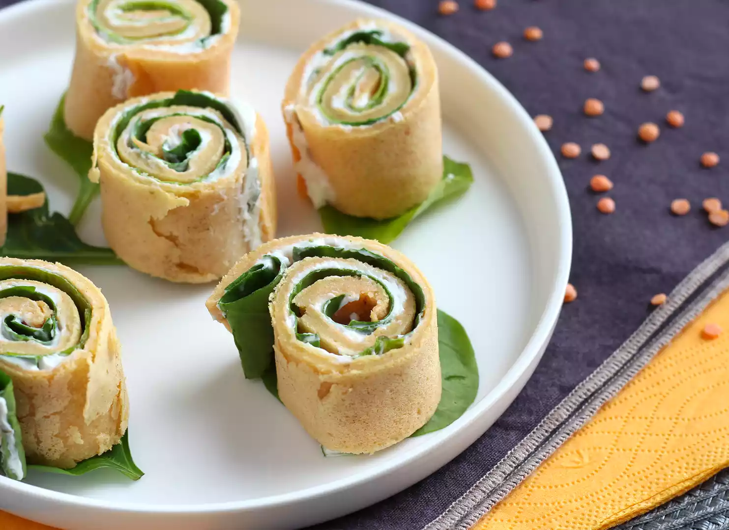 Pannenkoeken van rode linzen - recept met 2 ingrediënten!