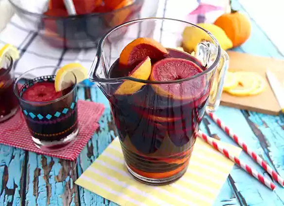 Recept voor sangria met citrusvruchten
